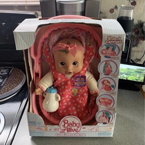 Vintage Baby Alive Go Bye Bye W/ 5 In 1 Carrier | eBay