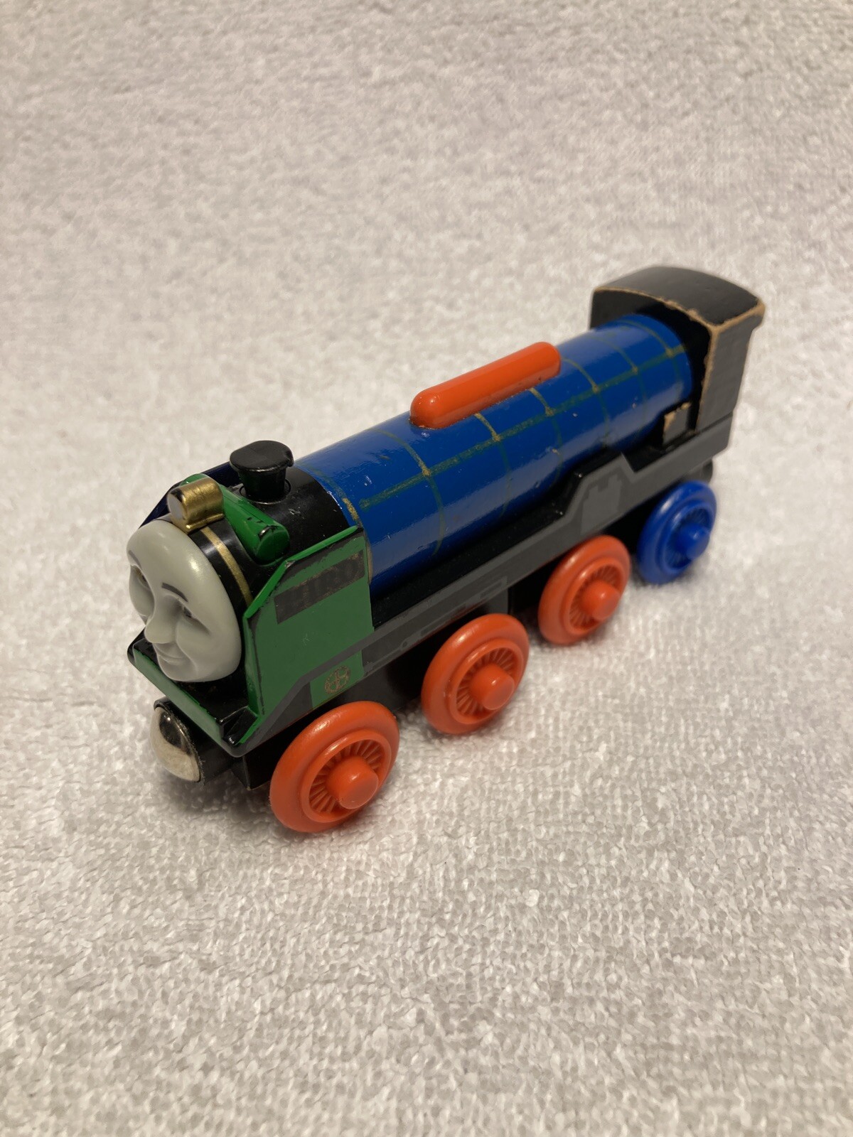 2003 PATCHWORK HIRO ENGINE - Thomas & Friends Wooden Railway -See Pix ...