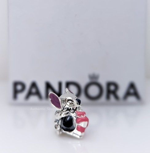 New 100% Authentic PANDORA 925 Disney Stitch Pink Birthday Cake Charm ...