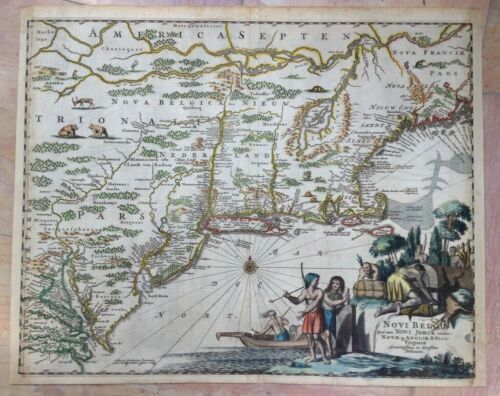 Antique North American Maps & Atlases 1600-1699 Date Range for sale | eBay