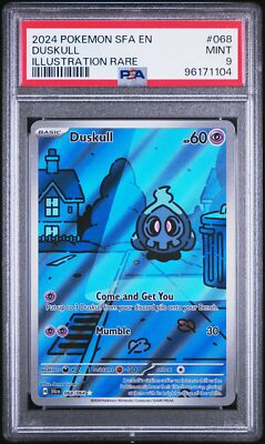2024 POKEMON SFA EN-SHROUDED FABLE ILLUSTRATION RARE #068 DUSKULL PSA 9 ...