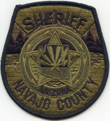 NAVAJO COUNTY ARIZONA subdued green SHERIFF POLICE PATCH | eBay
