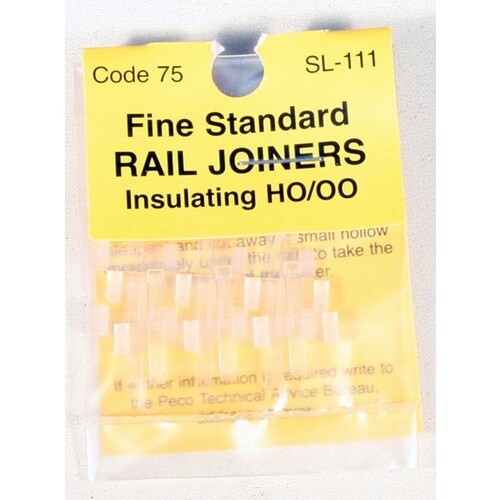 PECO RAIL JOINERS INSULATED - FOR CODE 75 - 12 PKS - 66-SL111 | eBay ...