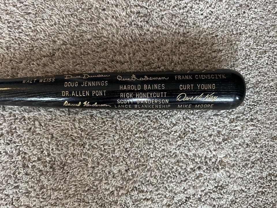 1990 Oakland A's American League Championship Bat | eBay