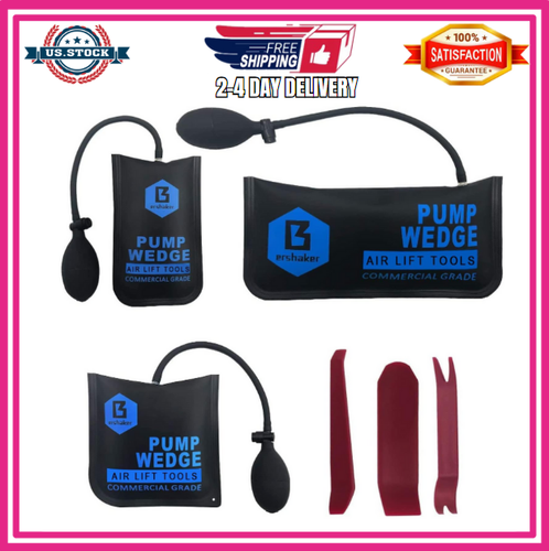 Air Wedge Bag Kit,Air Wedge Bag Pump, 3 Pack Commercial Inflatable Air ...