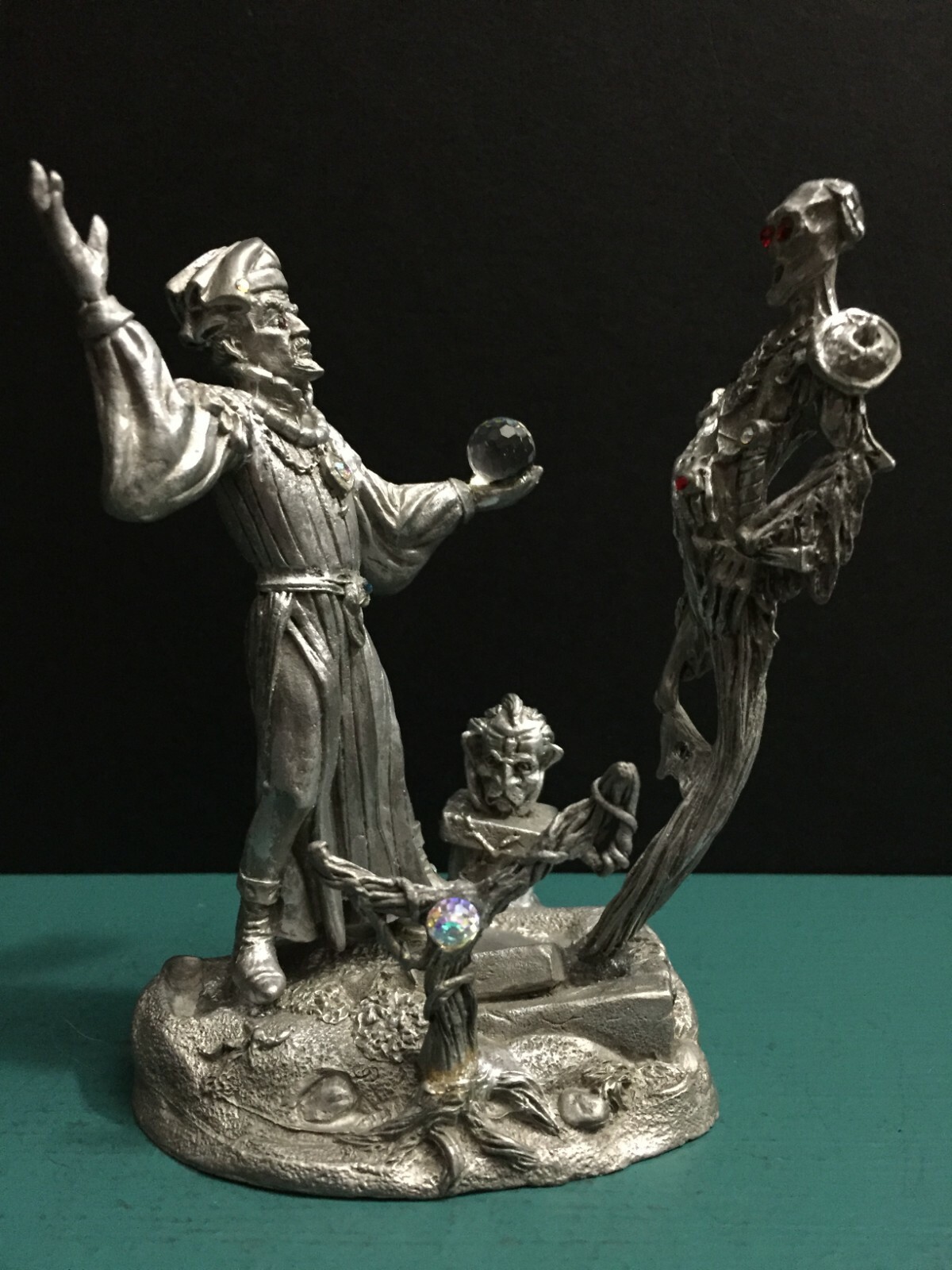 92 Grenadier Models Pewter Wizard Magic Skeleton Spirit Ghost Diorama ...