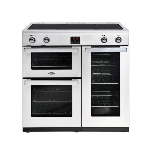 Belling Cookcentre 90cm Induction Range Cooker Professional S. Steel ...