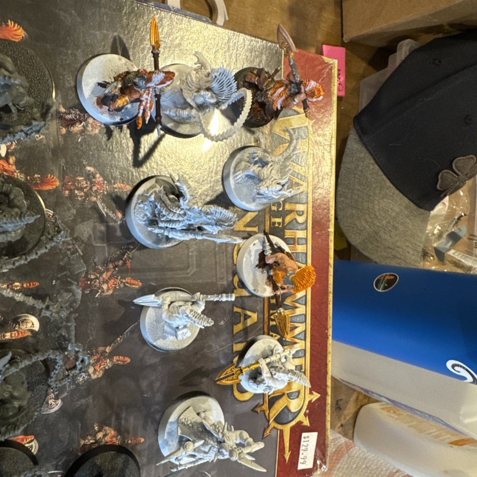 Age Of Sigmar Fyreslayers Army Lot - Flamebeards, Magmadroth, Vanguard ...
