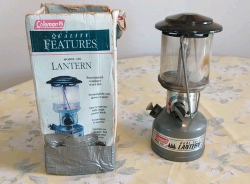 Coleman 226 Dual Fuel Lantern Model 226-700 Backpacking/Ultra light | eBay