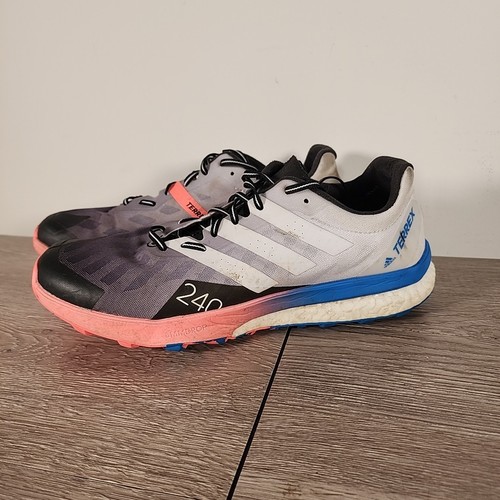 Adidas Terrex Speed Ultra 240 Trail Running Shoes Blue Coral Men's Size ...
