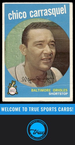 1959 Topps #264a Chico Carrasquel | eBay