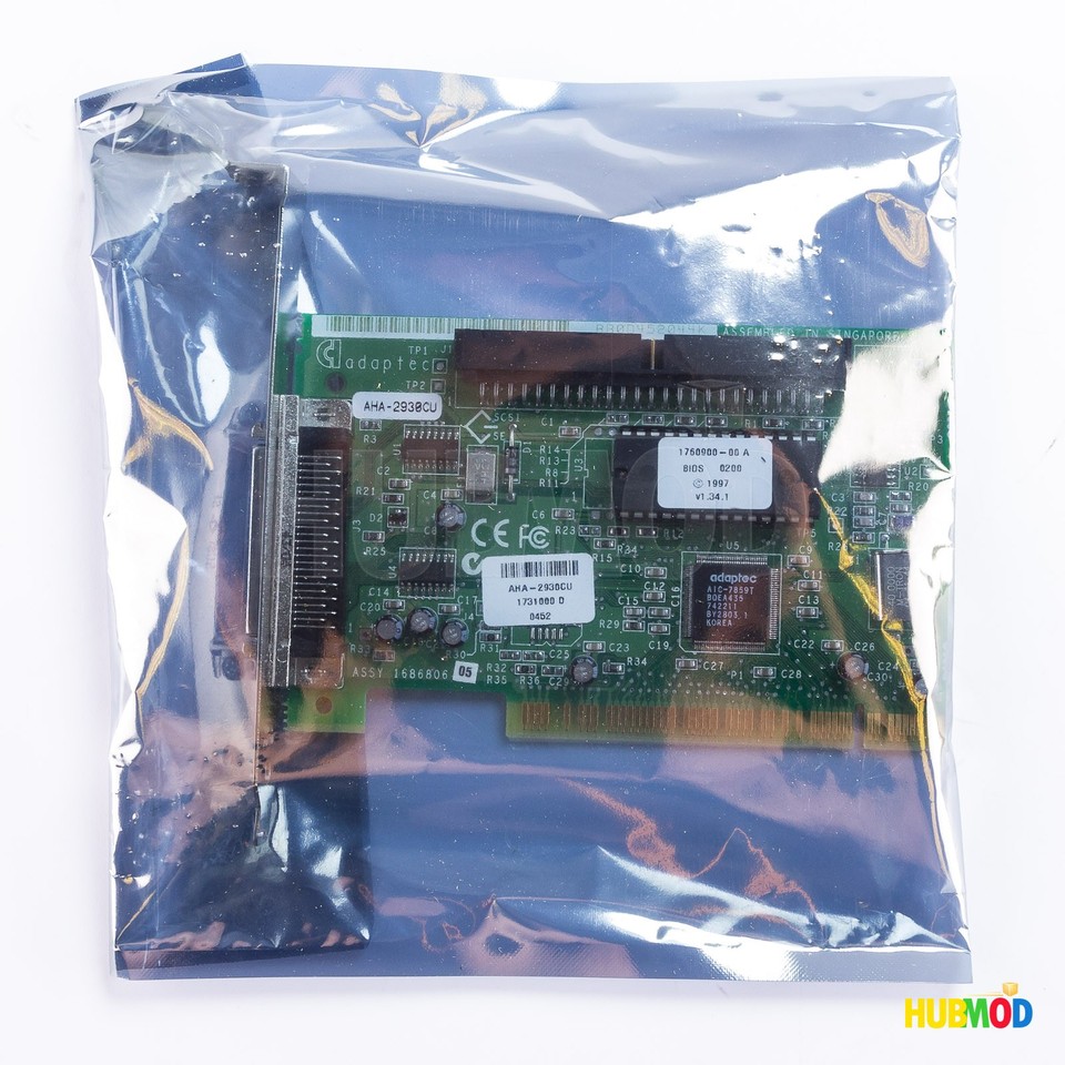 Adaptec AHA-2930CU PCI SCSI Host Controller Adapter Card with 50-Pin ...