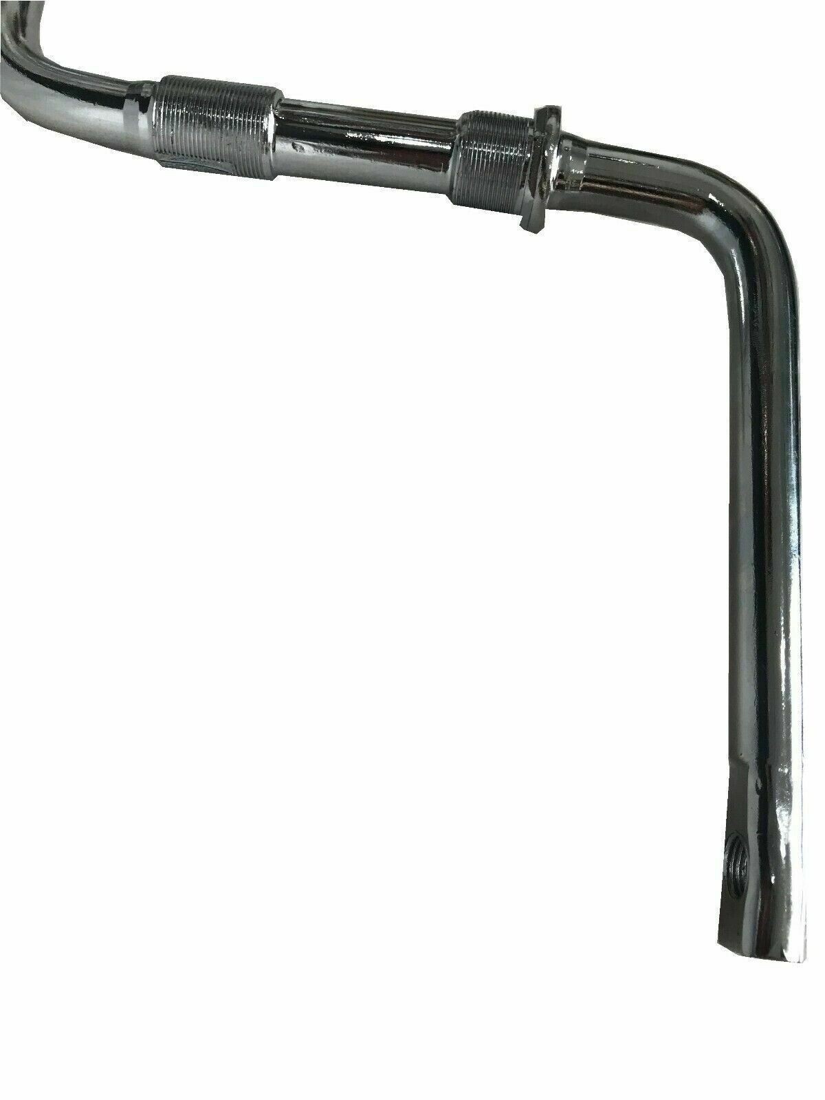CDHPOWER Brushed Alum 2.4L Bicycle Gas Tank Frame & Wide Crank Assembly ...
