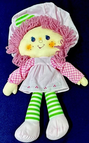 🍓Vintage (1981) Strawberry Shortcake Raspberry Tart Rag Doll Soft Body ...
