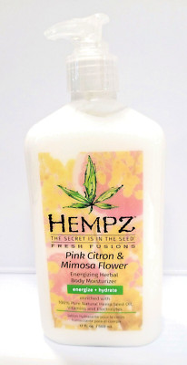 HEMPZ Pink Citron & Mimosa Flower. Fresh Fusions Herbal Body ...