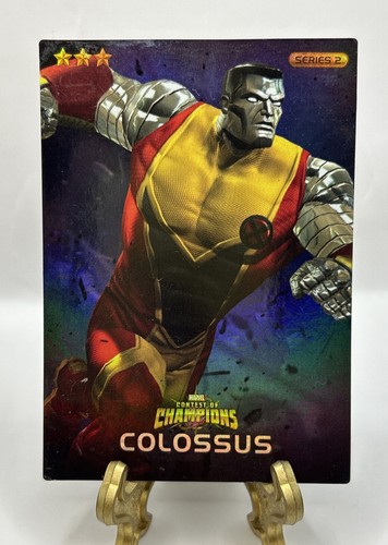Marvel Contest of Champions Arcade Game Card#13 Colossus Rare FOIL ...
