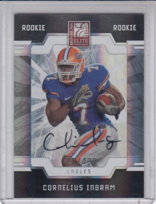 CORNELIUS INGRAM 2009 Donruss Elite Autograph #125 RC 121/499 Florida ...