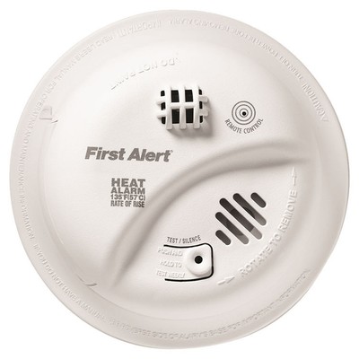 BRK HD6135FB Rate-of-Rise Heat Alarm, 135 deg F, 85 dB, Thermistor LED ...