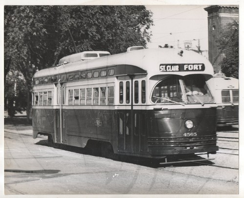 Streetcar in TORONTO ON, St. Clair, Fort Trolley Reproduction Trolly ...