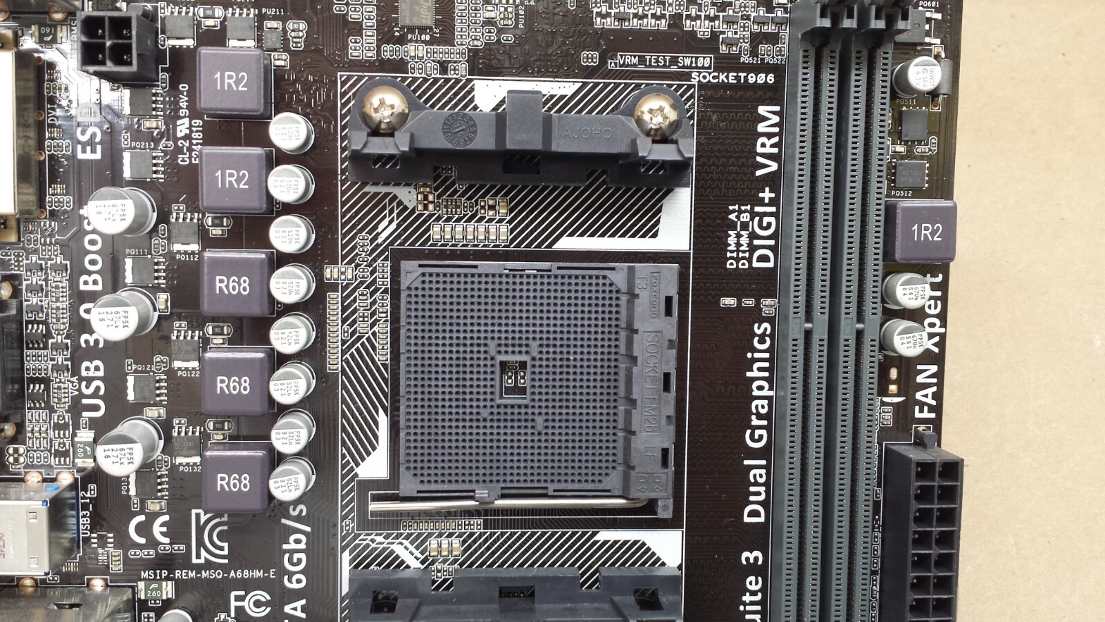 ASUS A68HM-E SOCKET FM2+ MOTHERBOARD (MB34) | eBay