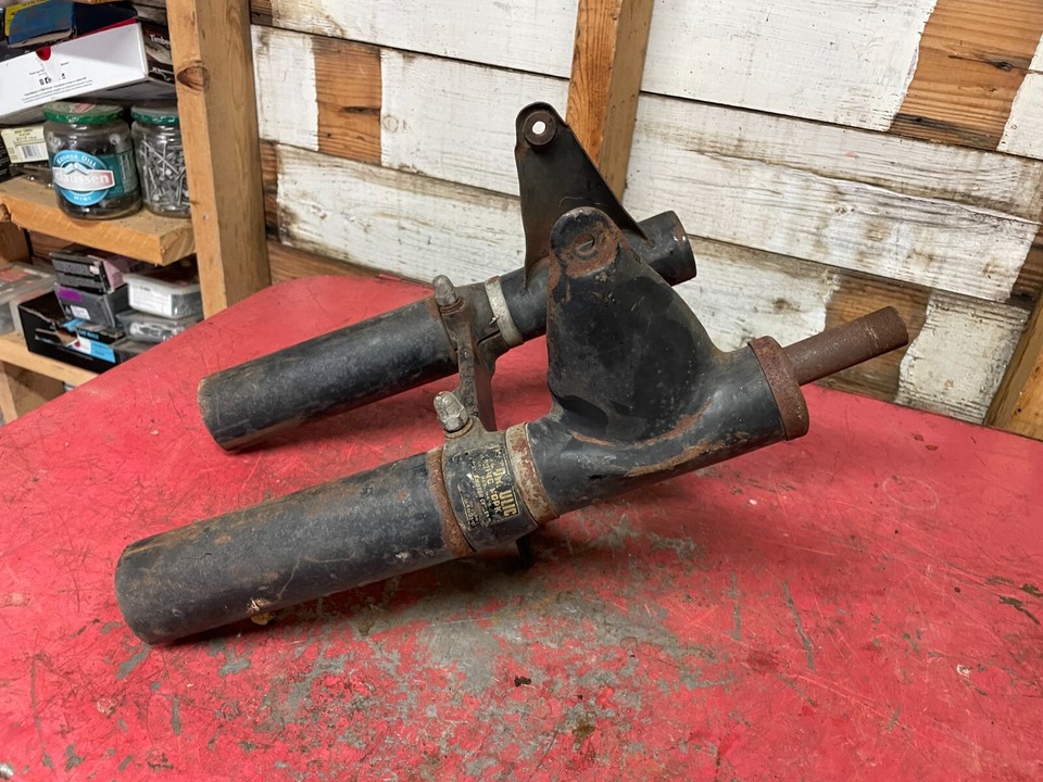 Matchless AJS Front Fork Triple Tree Fork Ear Shroud Cover | eBay