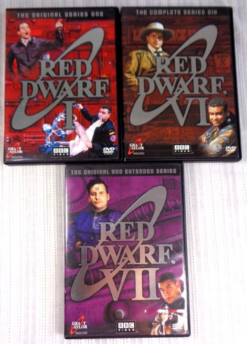Red Dwarf DVD Lot Series 1 6 7 One Six Seven (BBC, 7 Discs Total) w ...