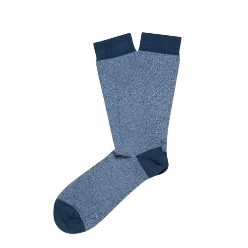Sunspel Organic Cotton Socks Teal / Storm Blue Twist | eBay Australia