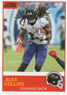 EX- 2019 Score 86 Alex Collins Red Baltimore Ravens Card | eBay