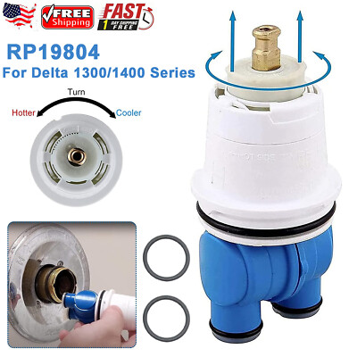 Faucet Parts For RP19804 Delta Shower Cartridge Replacement for 1300/ ...