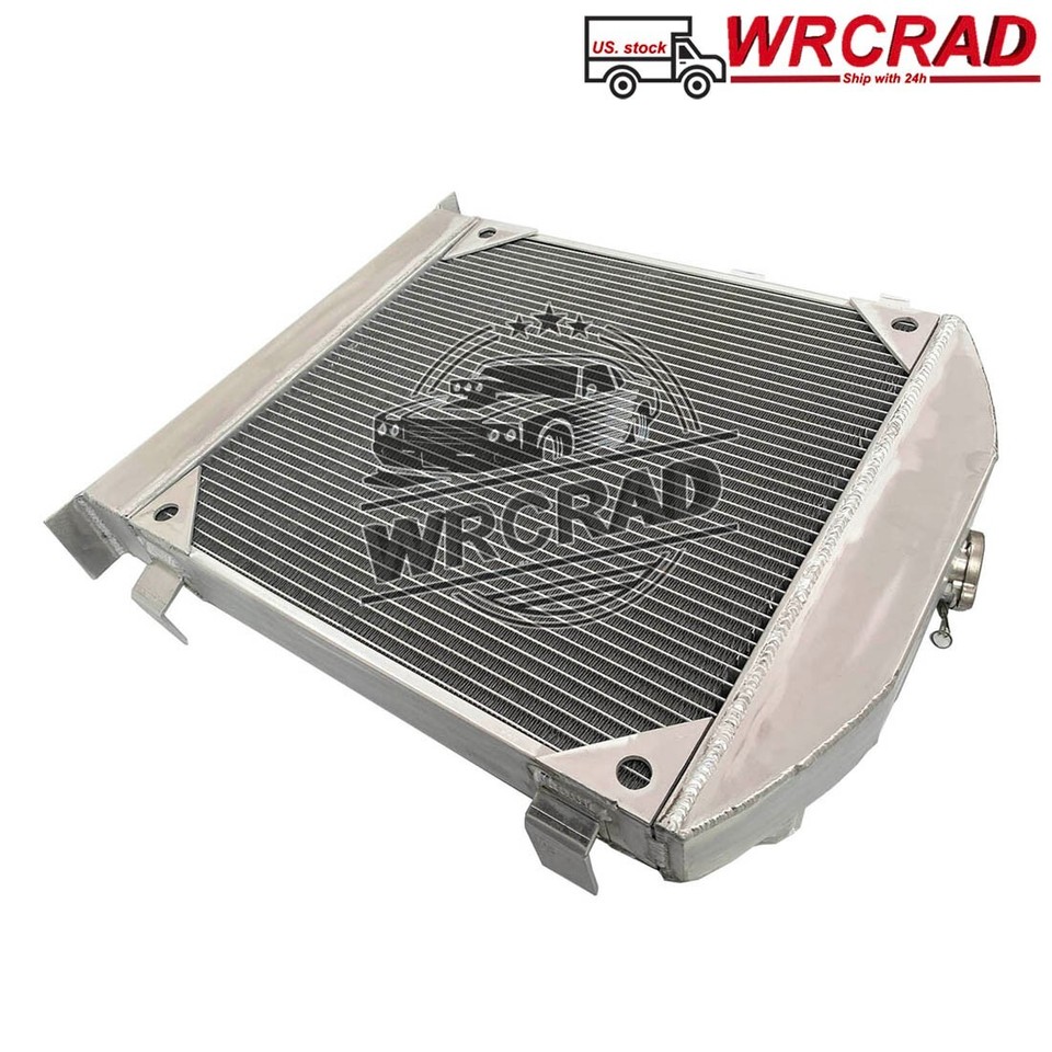 AT/MT Polished Radiator For Low-Boy Ford 1932 Hot Rod W/Chevy 350 V8 ...