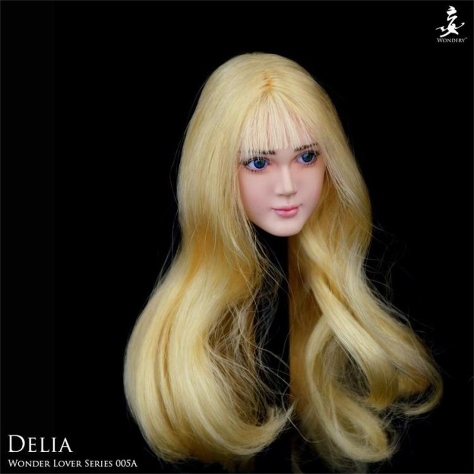 1/6 Movable Eye Female Girl Head Sculpt Fit 12" TBLeague JIAOU DOLL ...