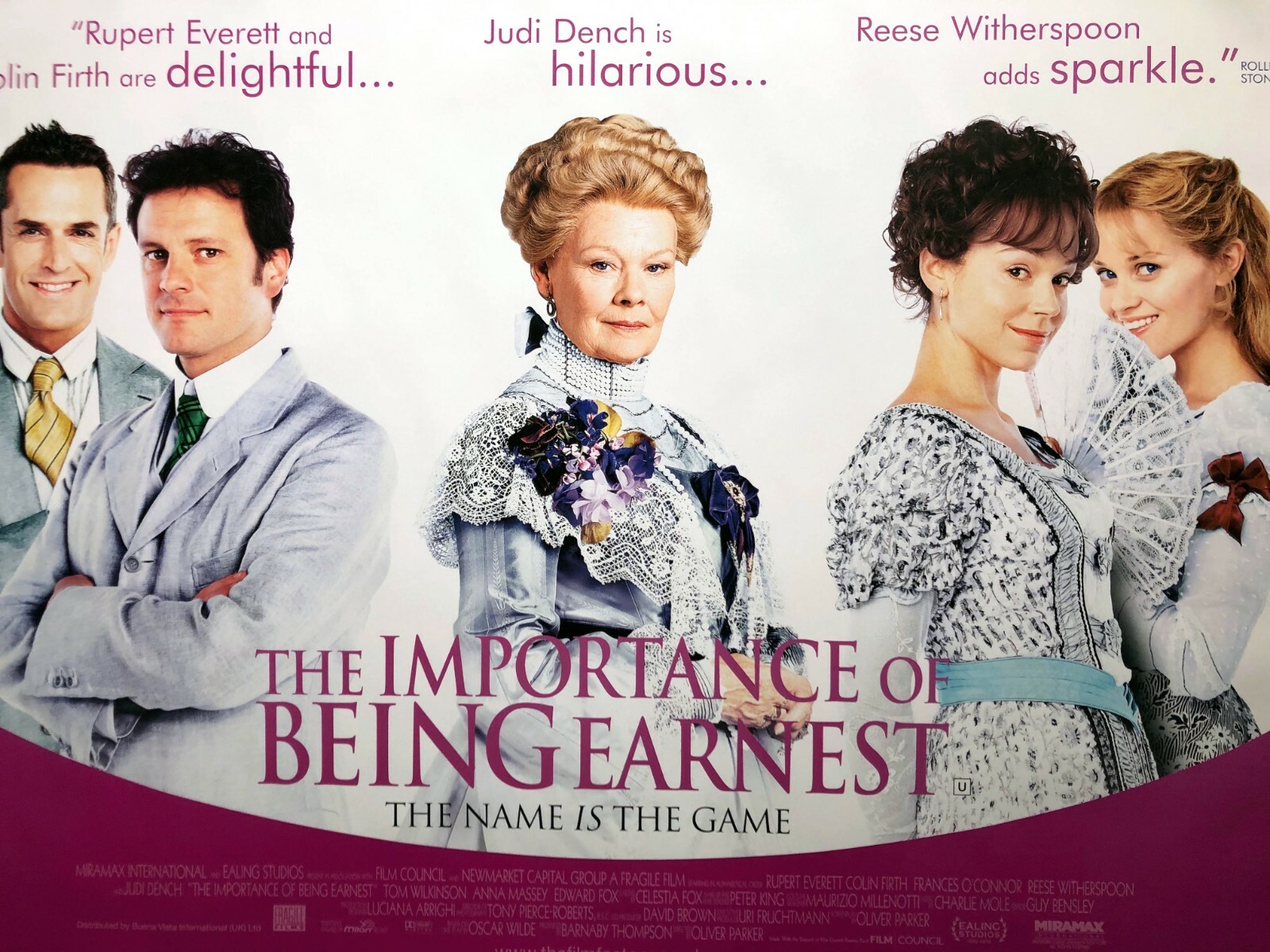The Importance Of Being Earnest Movie Poster
