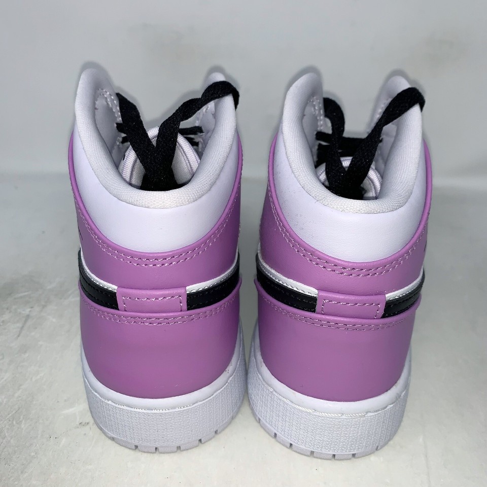 Air Jordan 1 Mid 'Barely Grape' Pink Sneaker, Size 5.5Y / 7W BNIB ...