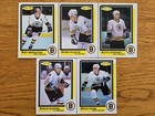 1986-87 O-Pee-Chee Boston Bruins Hockey Card Lot/Middleton/Kluzak/Pasin ...