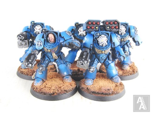 (AK02) Terminators Squad Ultramarines Adeptus Astartes 40k 30k ...