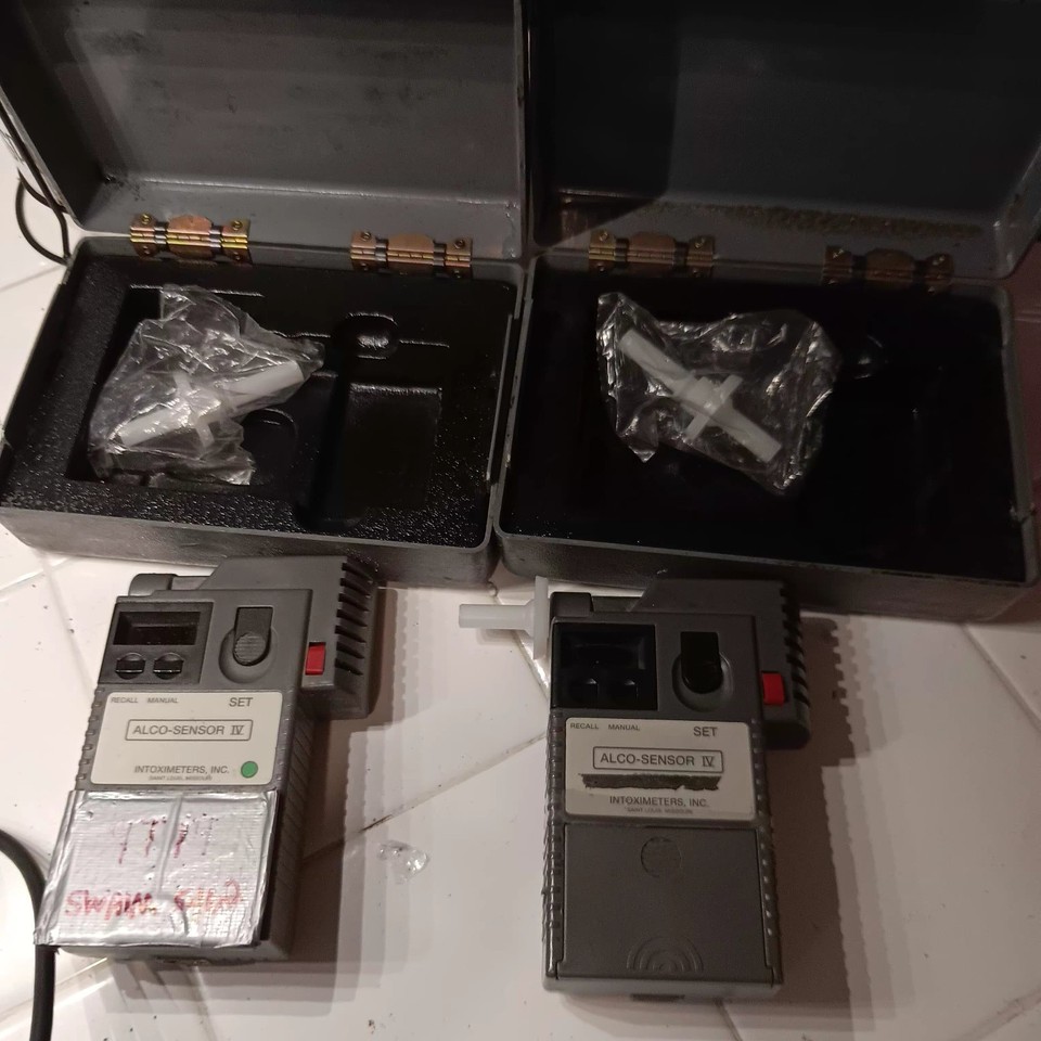 Alco-Sensor IV Intoximeter Breathalyzer Blood Alcohol Meter Green Dot w ...