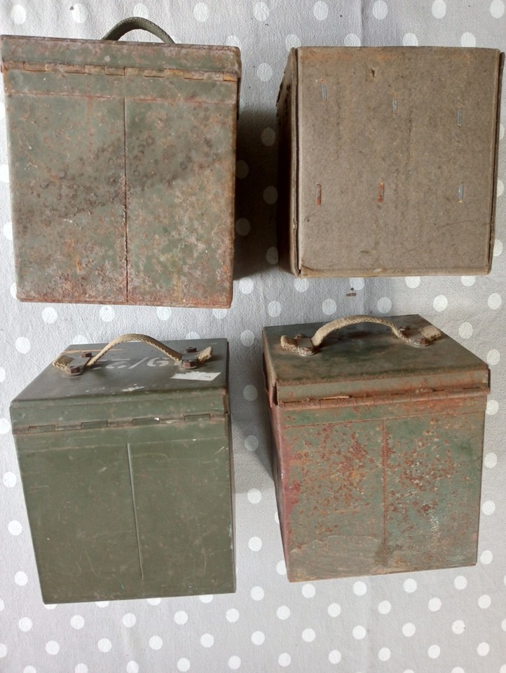 WW2 Military Radio Wireless Set 19 WS19 spare valve cases (job lot ...