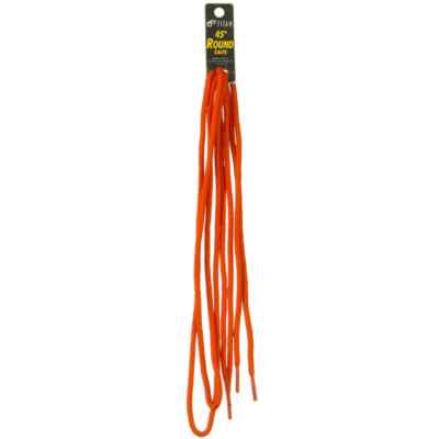Titan Shoe Laces Round 45" Inches Orange Color New 1 Pair Sneakers Boot ...