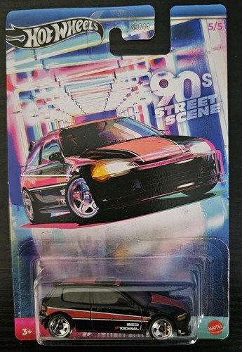 Hot Wheels '92 Honda Civic EG 90s Street Scene 2024 Walmart Exclusive ...