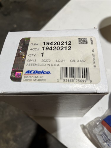 Mass Air Flow Sensor-VIN: C ACDelco GM Original Equipment 19420212 for ...