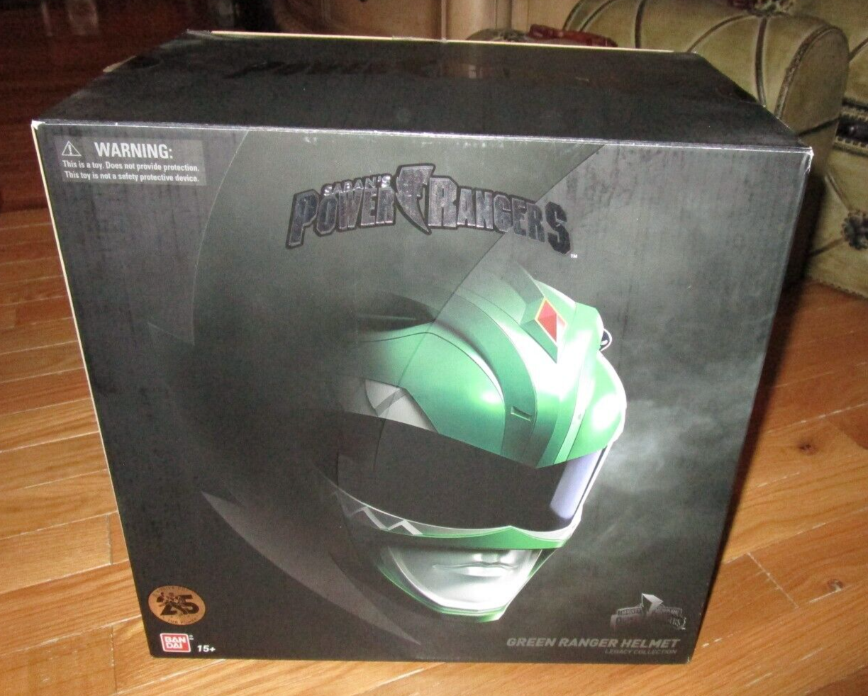 EMPTY BOX SABAN MM Power Rangers LEGACY Green Helmet Box Only As-Is ...