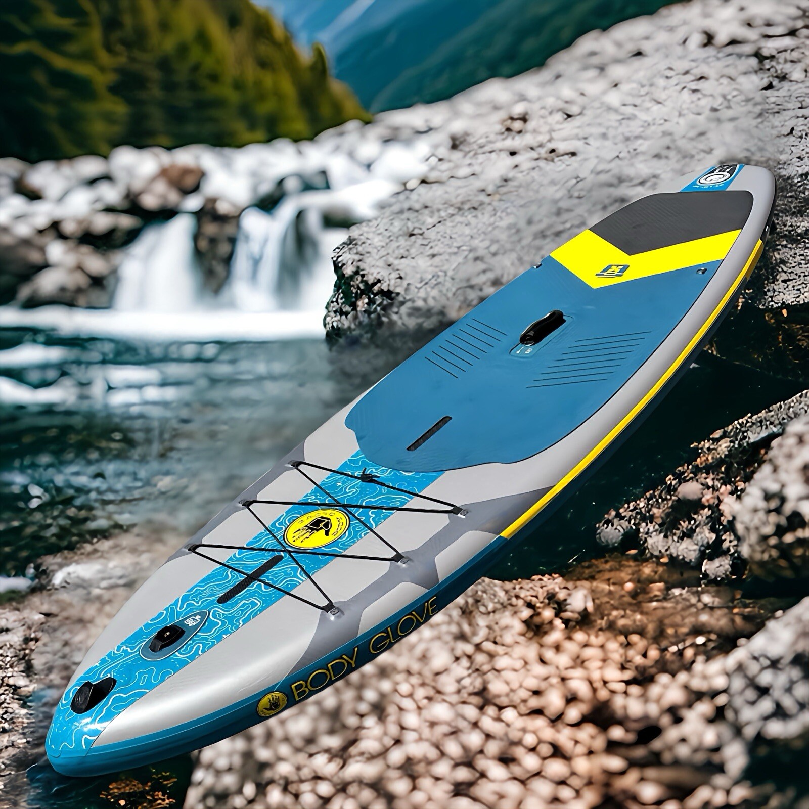 BODY GLOVE CRUISER CARBON Paddleboard, Inflatable SUP Stand Up Paddle Board