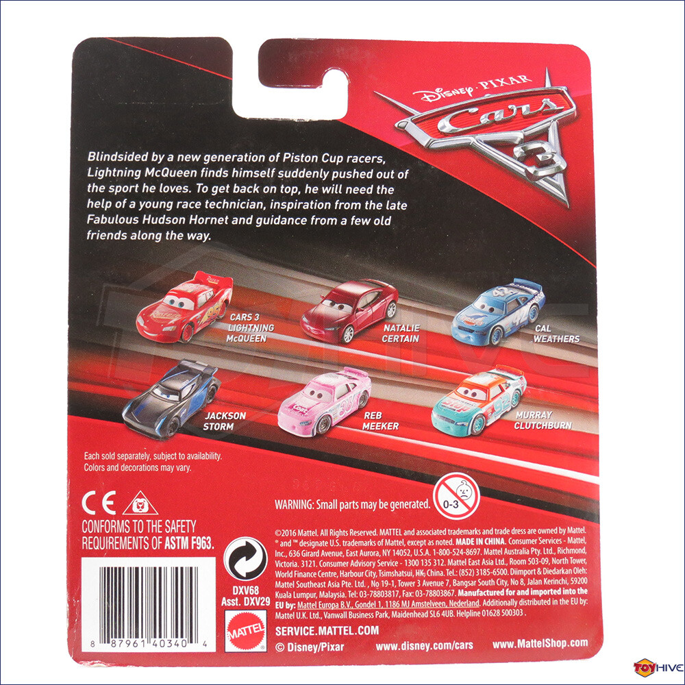 Disney Pixar Cars 3 Buck Bearingly #39 ViewZeen racer diecast car by ...