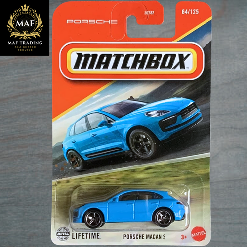 Matchbox Porsche Macan S Blue #64 Basic Mainline 2025 Case E | New MBX | eBay