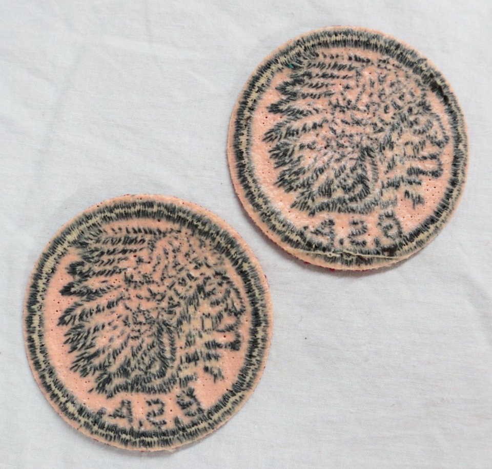 BSA Lot of 2 Vtg Indian Chief Patrol Emblems Patch Badge Boy Scouts of ...
