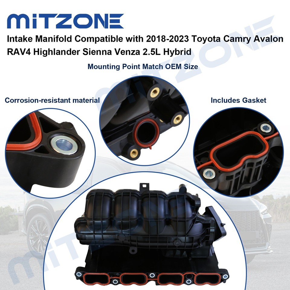 Intake Manifold for 2019-2023 Toyota RAV4 Camry Avalon Highlander 2.5L ...