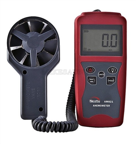 Air SPEED:0.4~ 30M/S Digital Velocity Measuring Instrument Anemomete ...