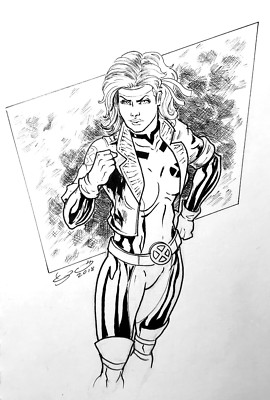 X-Men ink Drawing, Rogue | eBay