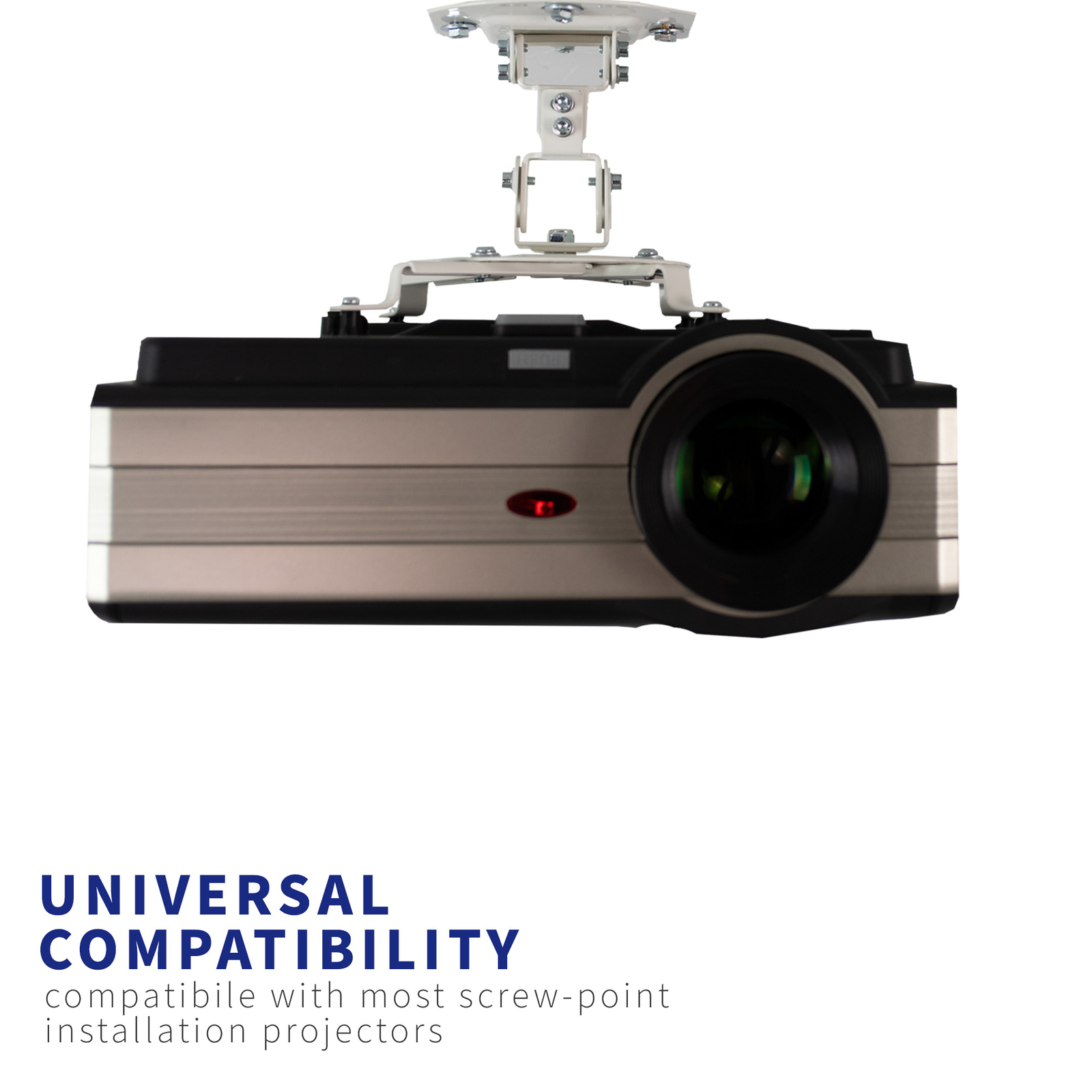 VIVO Universal Adjustable Ceiling Projector Theater Mount White ...