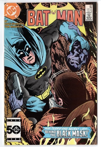 BATMAN 387 Gorgeous Raw NM+ 1985 52 pg Black Mask strikes; MASK preview ...